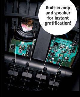 Otona no Katagu Mini Electric Guitar with Built-in Amp and Speaker ...