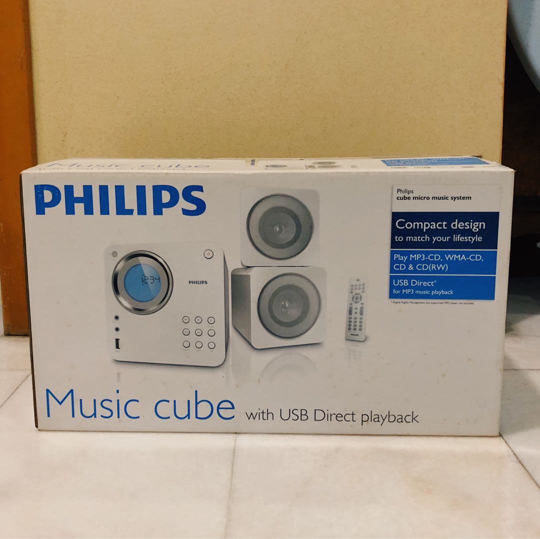 Philips Music Cube with USB direct playback, Audio, Portable Music ...