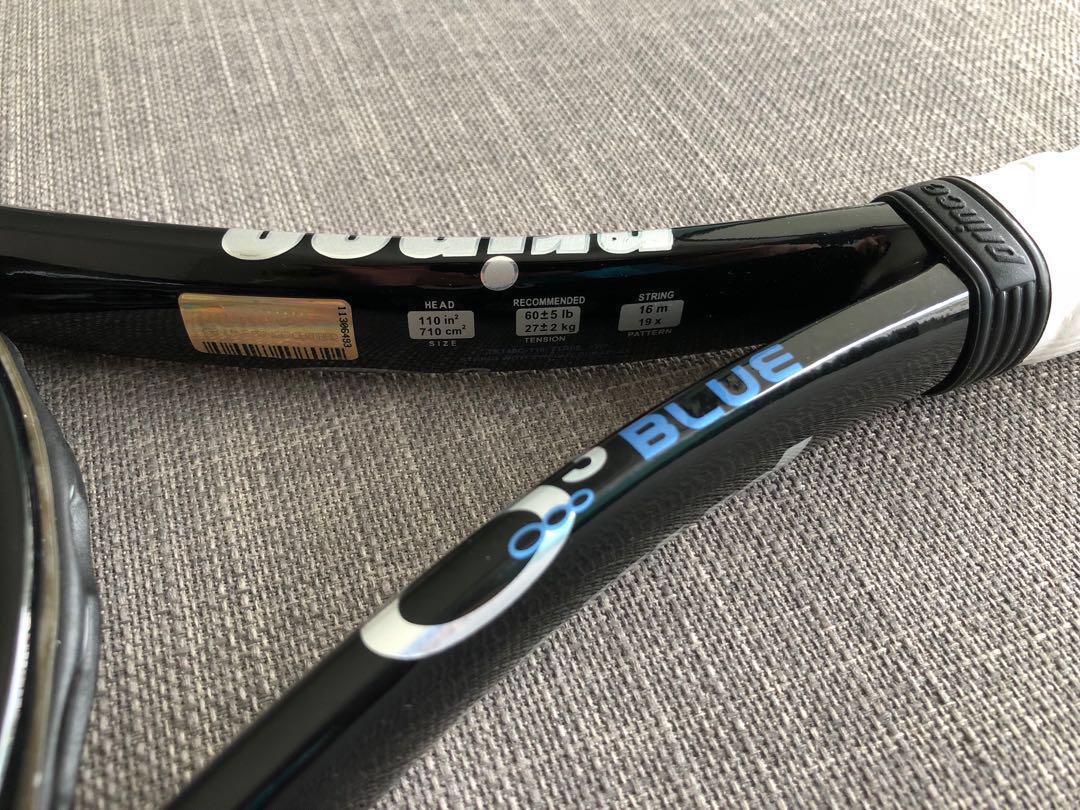 Prince 03 Blue 110 Racquet, Sports Equipment, Sports & Games, Racket ...