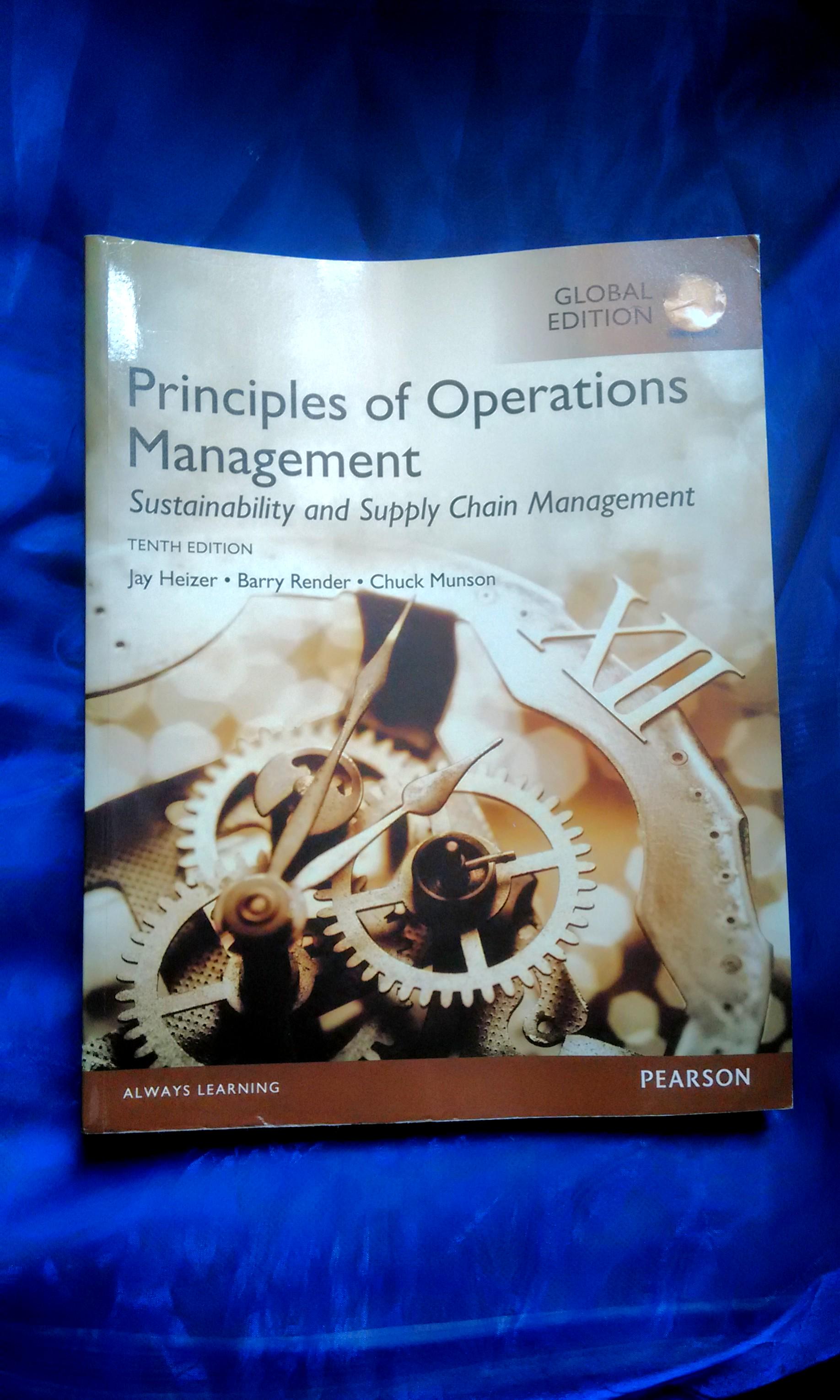 Principles of Operations Management tenth edition, 興趣及遊戲, 書本 & 文具, 書本及 ...