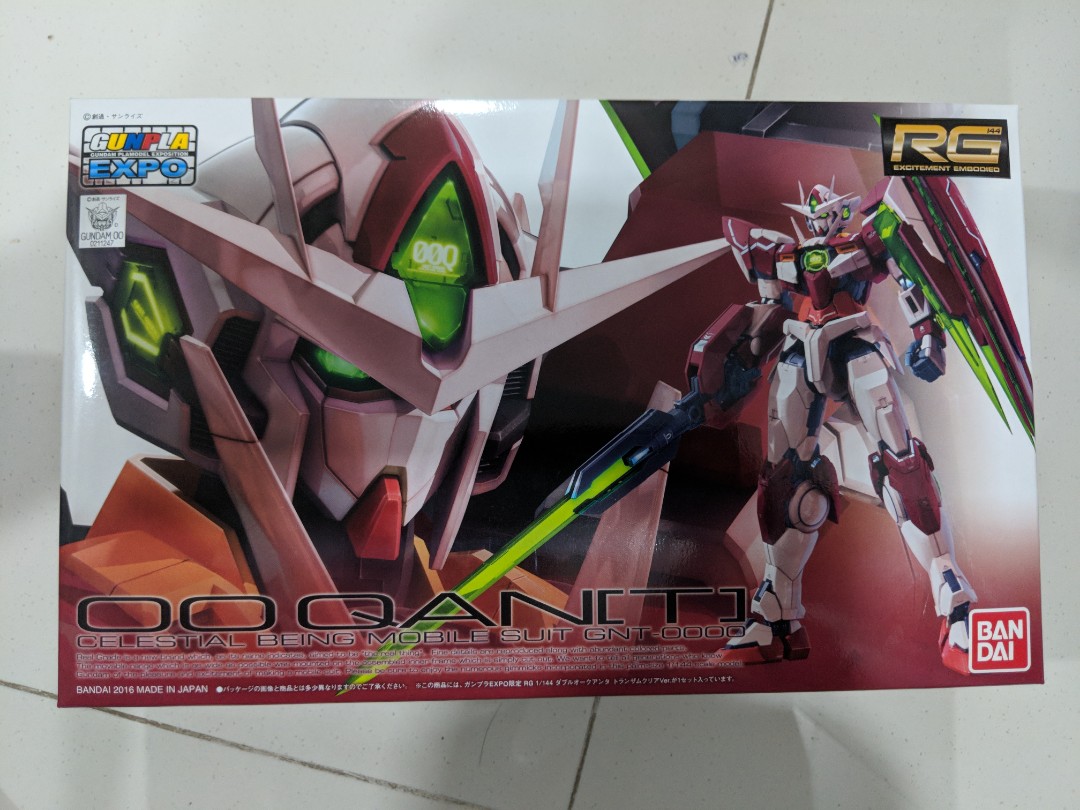 RG Gundam 00 Qan[T] trans arm clear, Hobbies & Toys, Toys & Games on ...