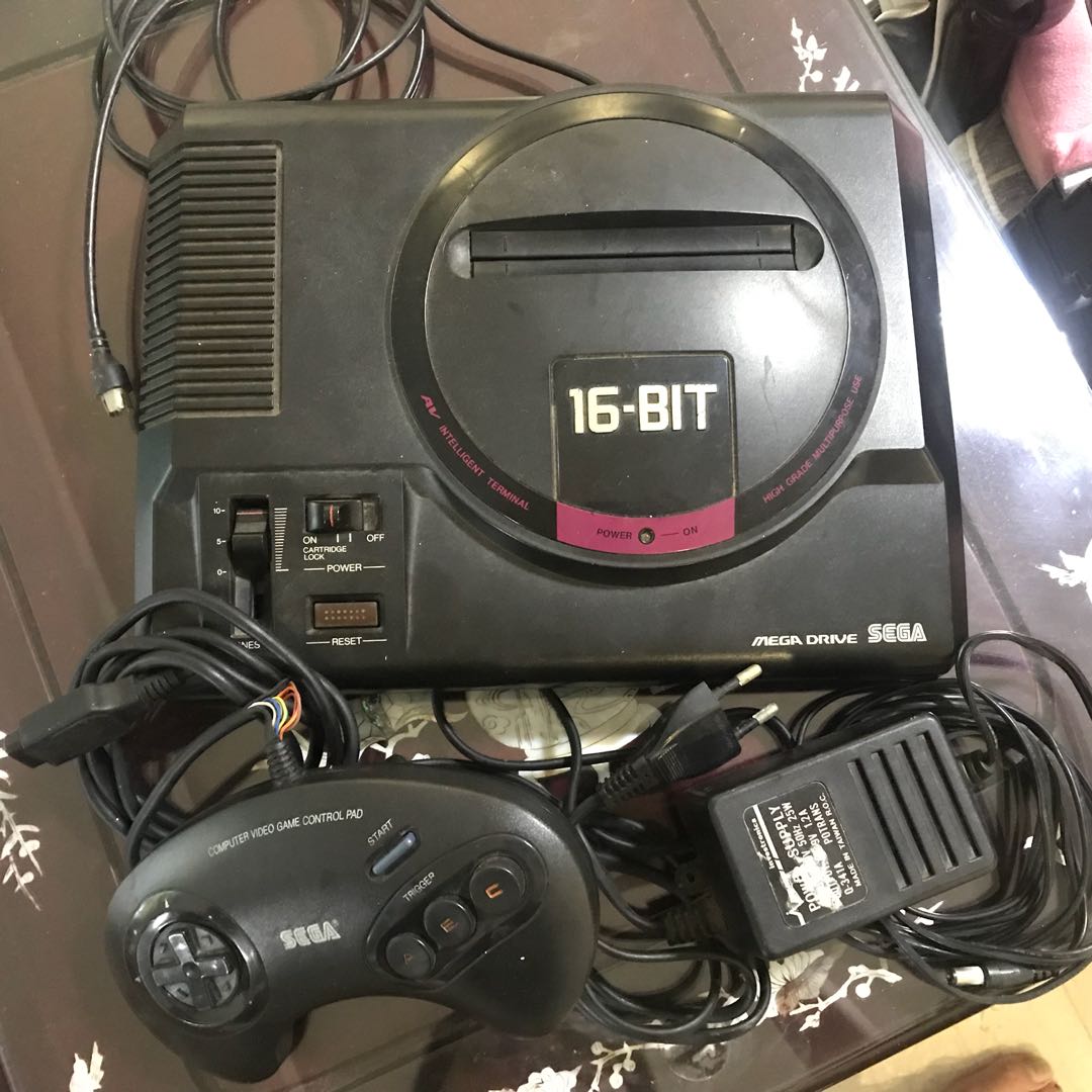 SEGA 16-bit Mega Drive Console, Video Gaming, Video Game Consoles ...