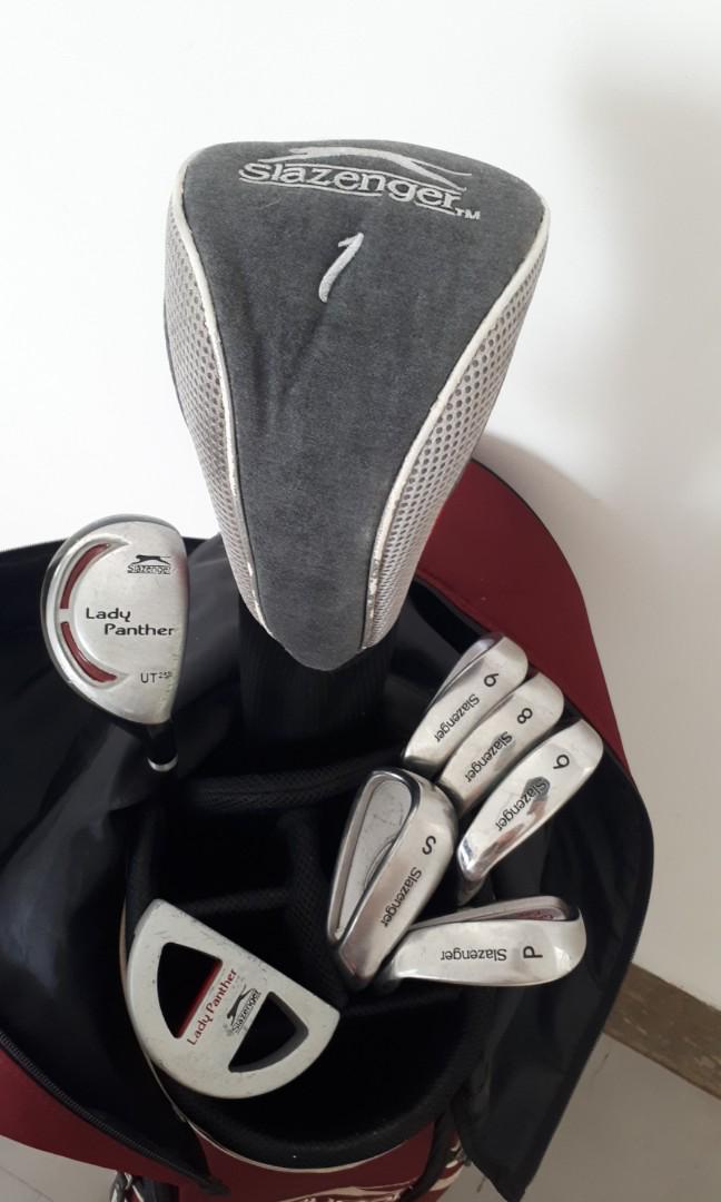 Slazenger RH Lady Panther Golf Clubs Set, Sports Equipment, Sports ...
