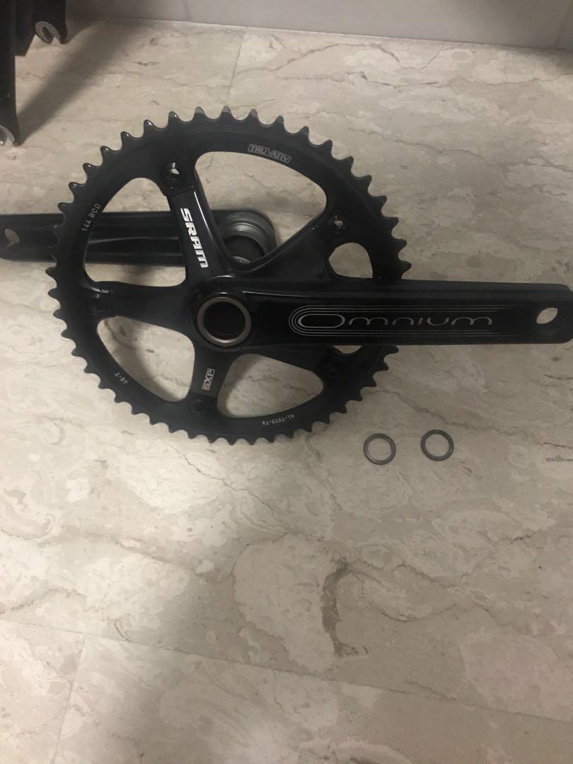 Sram Omnium Crankset, Sports Equipment, Bicycles & Parts, Bicycles on ...
