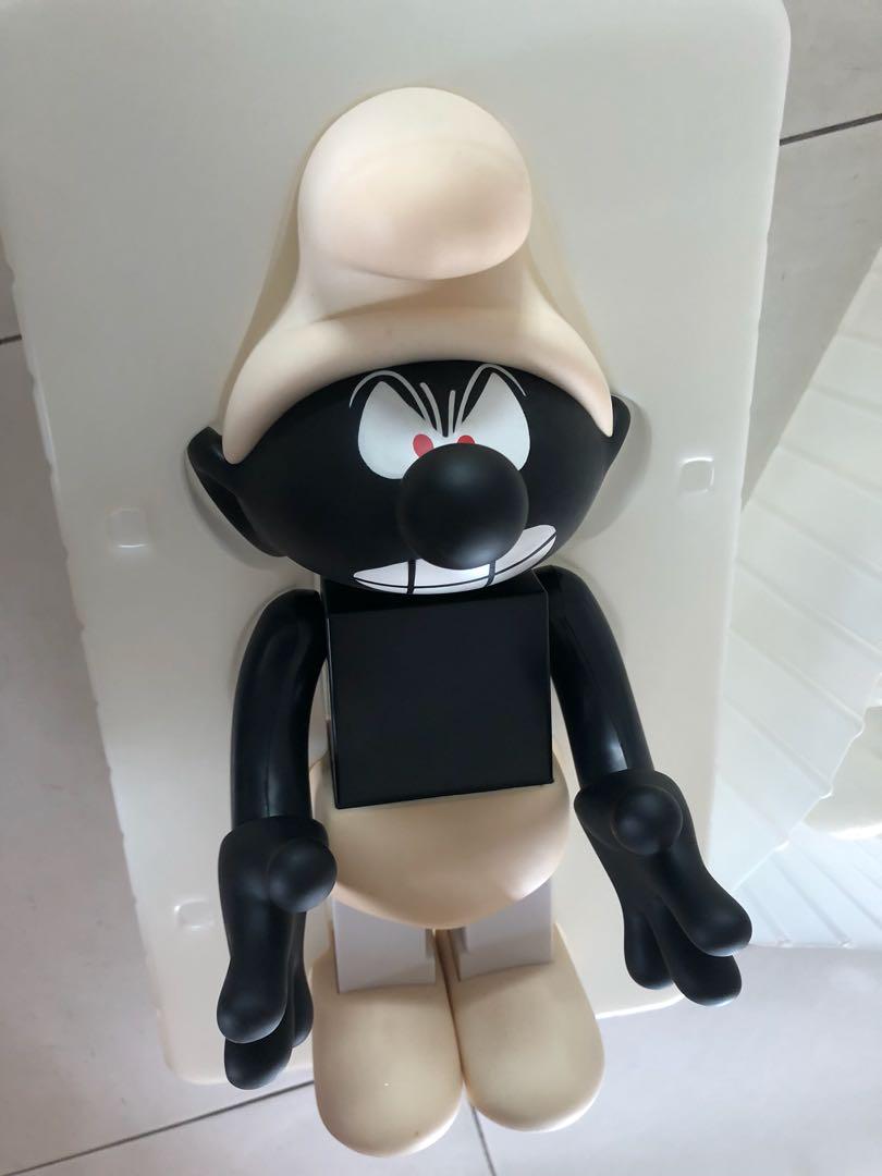 The smurfs 400% Black Smurf edition Kubrick, Hobbies & Toys, Toys ...
