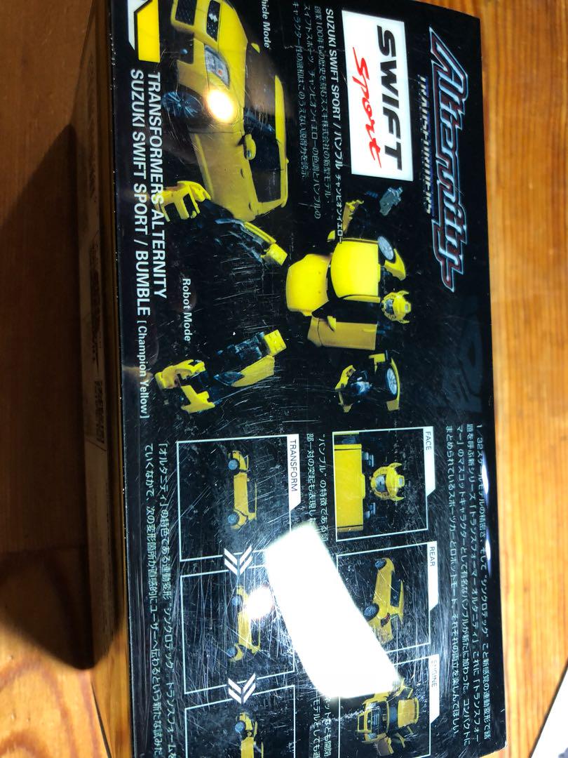 Transformers Alternity Suzuki Swift Sport Bumblebee, Hobbies & Toys ...