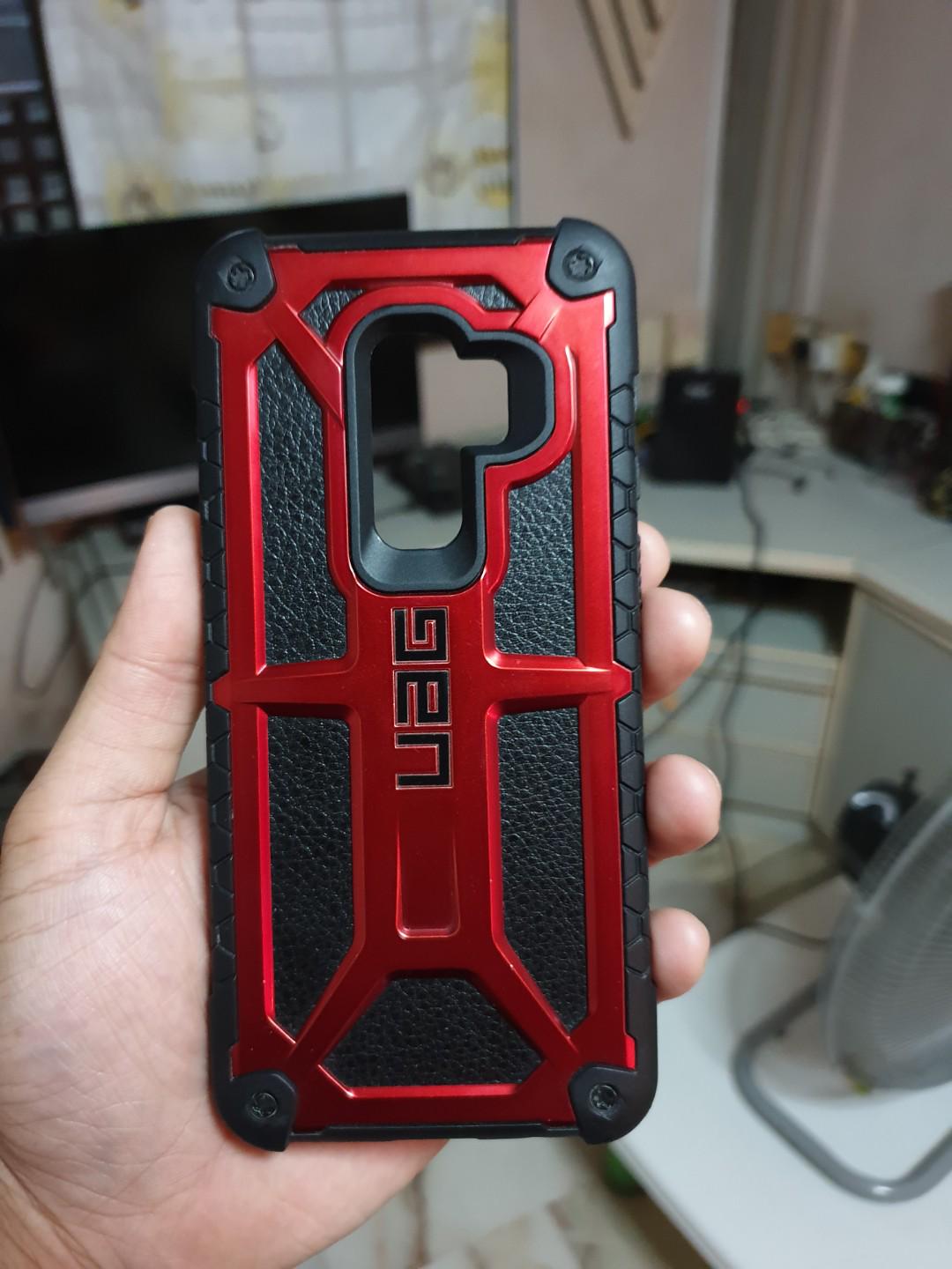 Used S9 Plus UAG Monarch Red, Mobile Phones & Gadgets, Mobile & Gadget ...