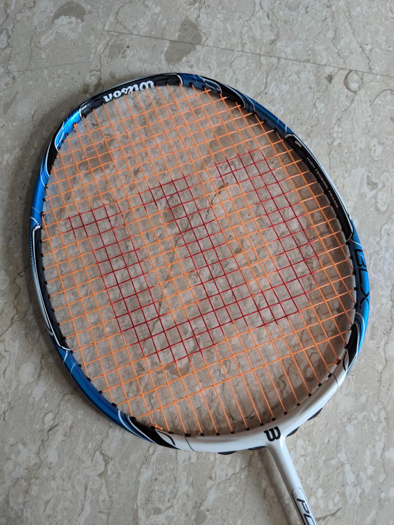 Wilson BLX Power Badminton Racquet, Sports Equipment, Sports & Games ...