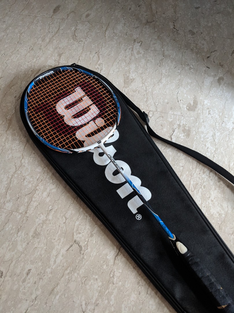 Wilson BLX Power Badminton Racquet, Sports Equipment, Sports & Games ...