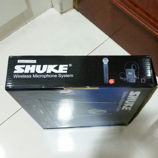 Shuke Wireless Microphone UHF555, Audio, Microphones on Carousell