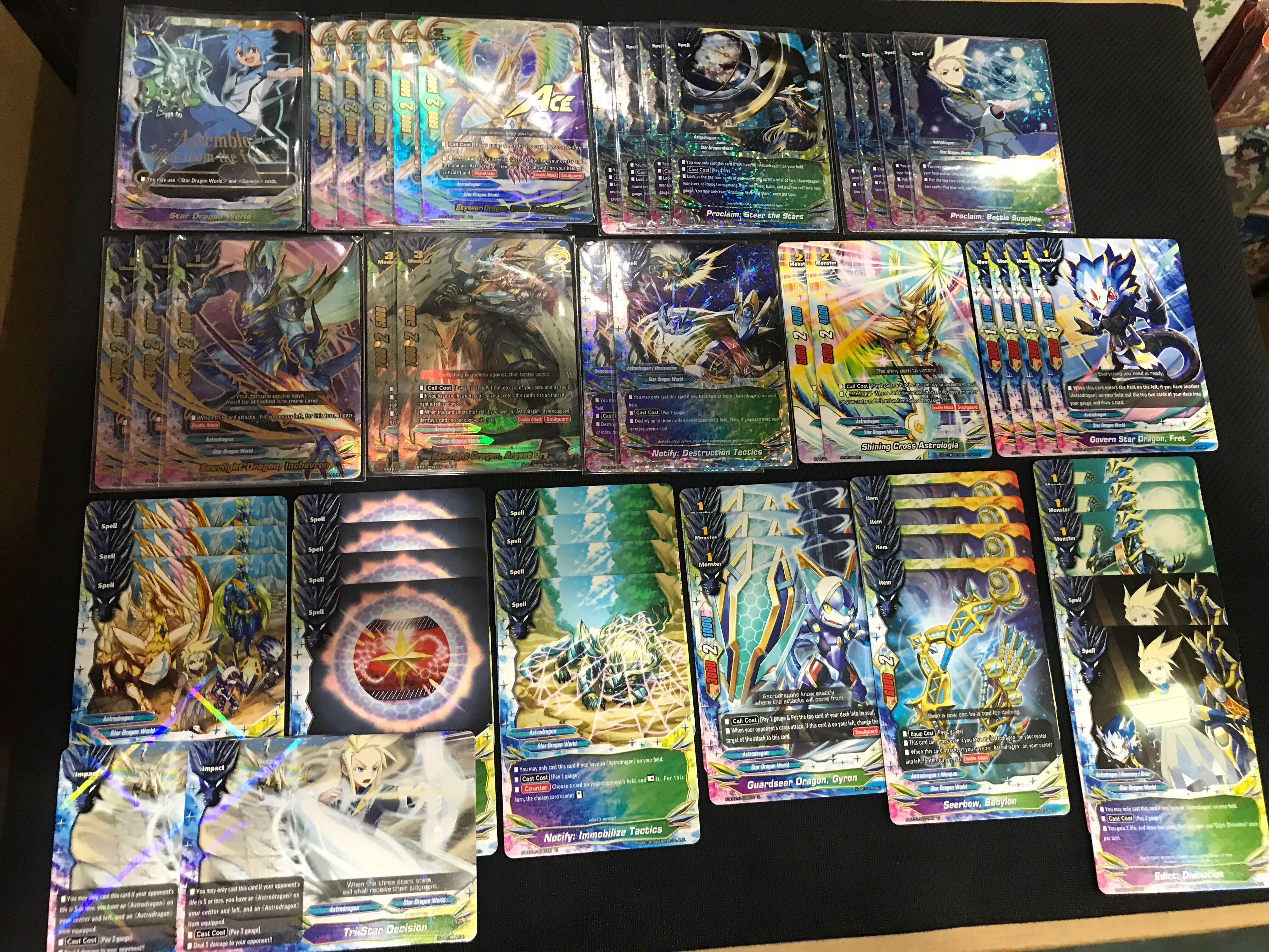 Buddyfight Astrodragon Deck, Hobbies & Toys, Toys & Games on Carousell