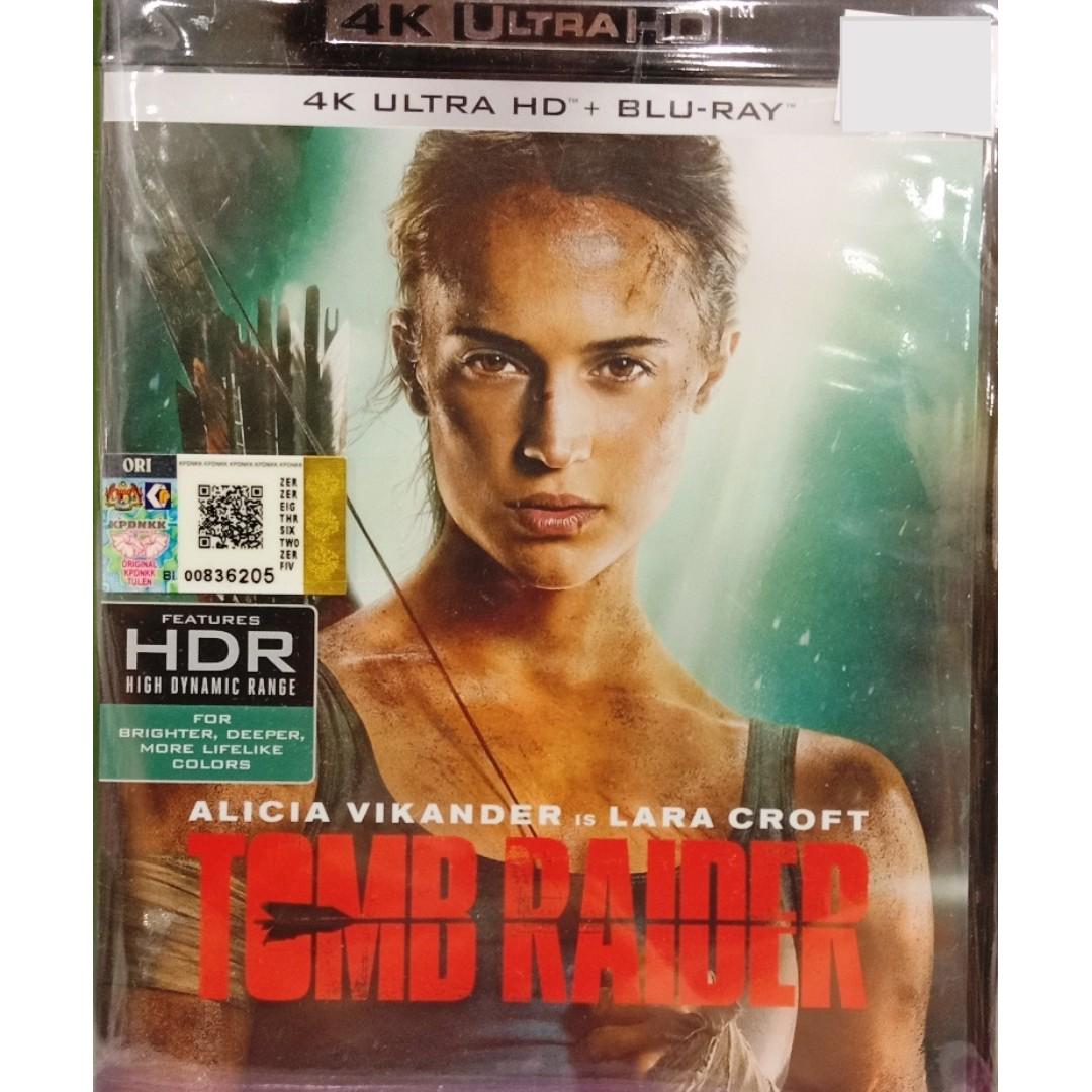 English Movie Tomb Raider Alicia Vikander 4K Ultra HD Blu-ray, Hobbies & Toys, Music & Media ...