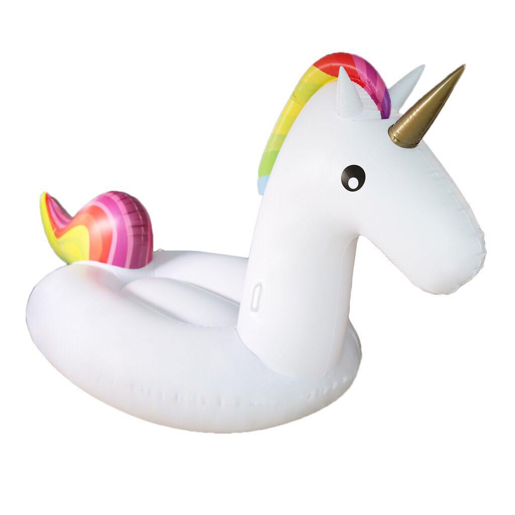 L Size Giant Unicorn Inflatable Float for swimming and beach, Hobbies ...