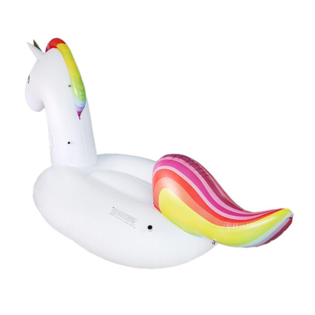 L Size Giant Unicorn Inflatable Float for swimming and beach, Hobbies ...