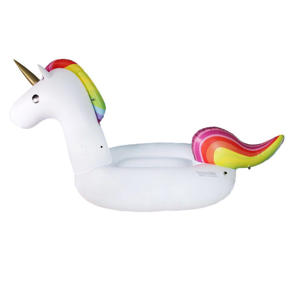L Size Giant Unicorn Inflatable Float for swimming and beach, Hobbies ...