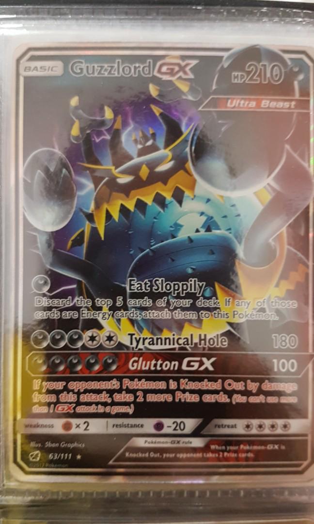 Pokemon Card: Guzzlord GX NFA, Hobbies & Toys, Toys & Games on Carousell