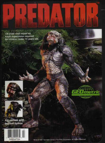 Predator 1/8 vinyl model kit (1997) GEOmetric Design - 鐵血戰士模型, 興趣及遊戲 ...