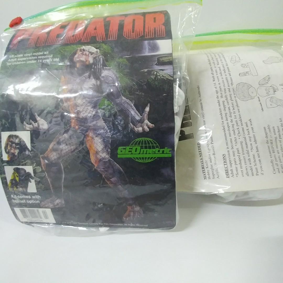Predator 1/8 vinyl model kit (1997) GEOmetric Design - 鐵血戰士模型, 興趣及遊戲 ...