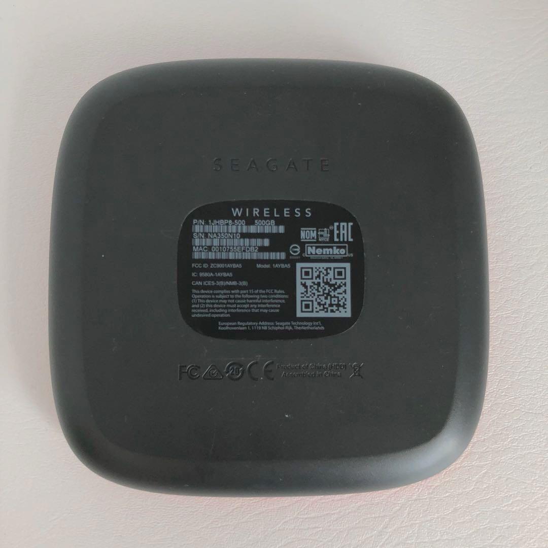 Seagate Wireless Mobile Storage 500gb External USB Hard Drive [1ayba5 ...