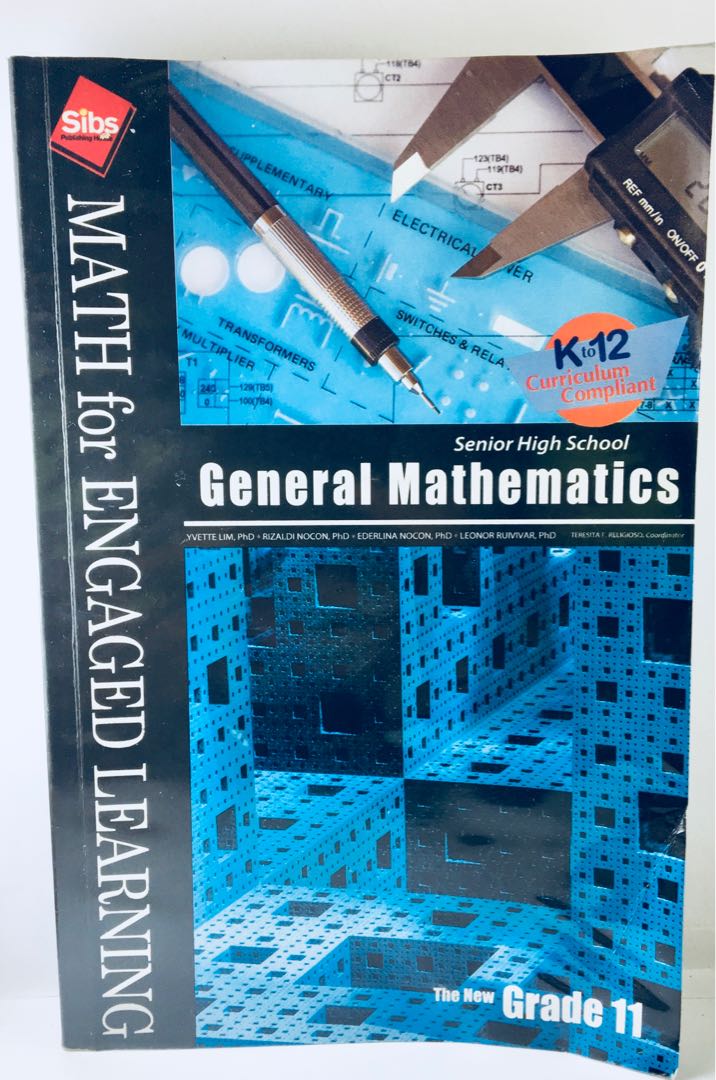 Senior High School General Mathematics Book, Hobbies & Toys, Books ...