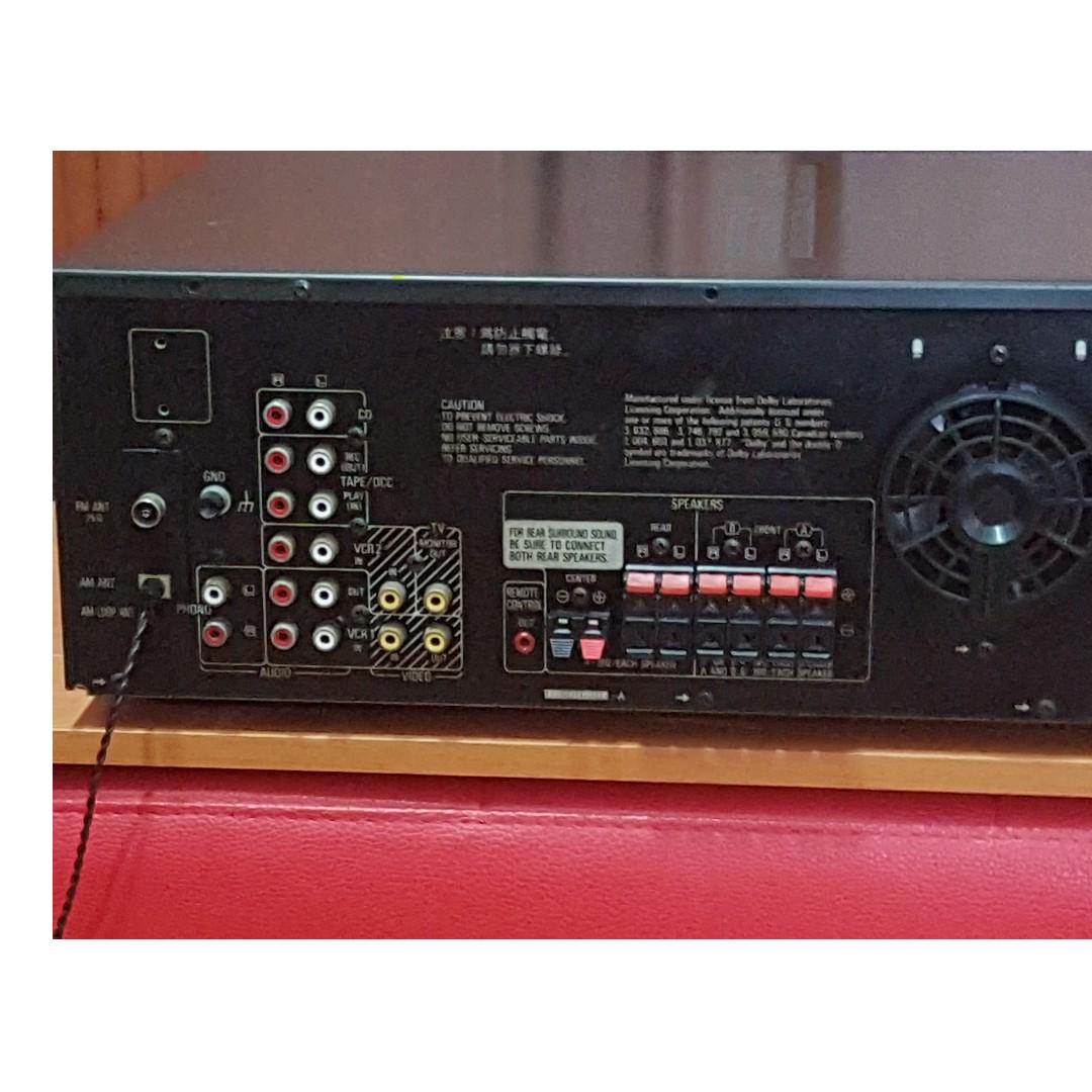 TECHNICS- AV CONTROL STEREO RECEIVER SA-GX550, Audio, Soundbars, Speakers & Amplifiers on Carousell