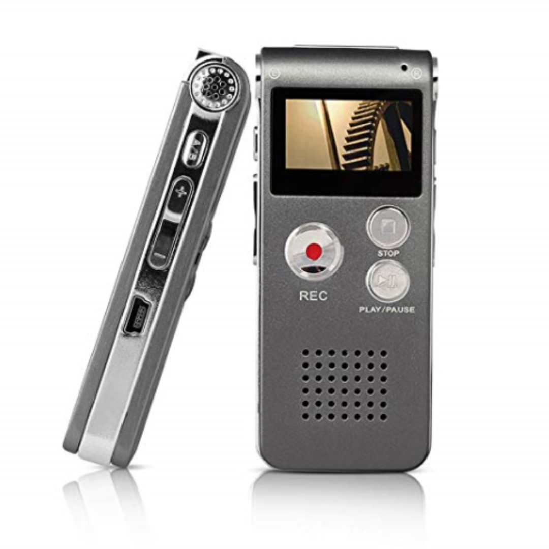 Btopllc Digital Voice Recorder 8GB, MP3 Player Mini USB Port, Audio ...