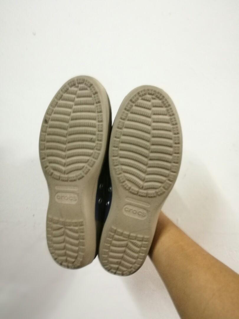 CROCS Men Wrap Colorlite Loafer Navy Blue, Men's Fashion, Footwear ...