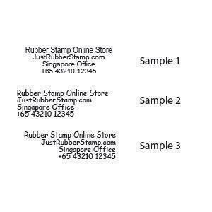 Customised self-inking name stamp (casing designs), Hobbies & Toys ...