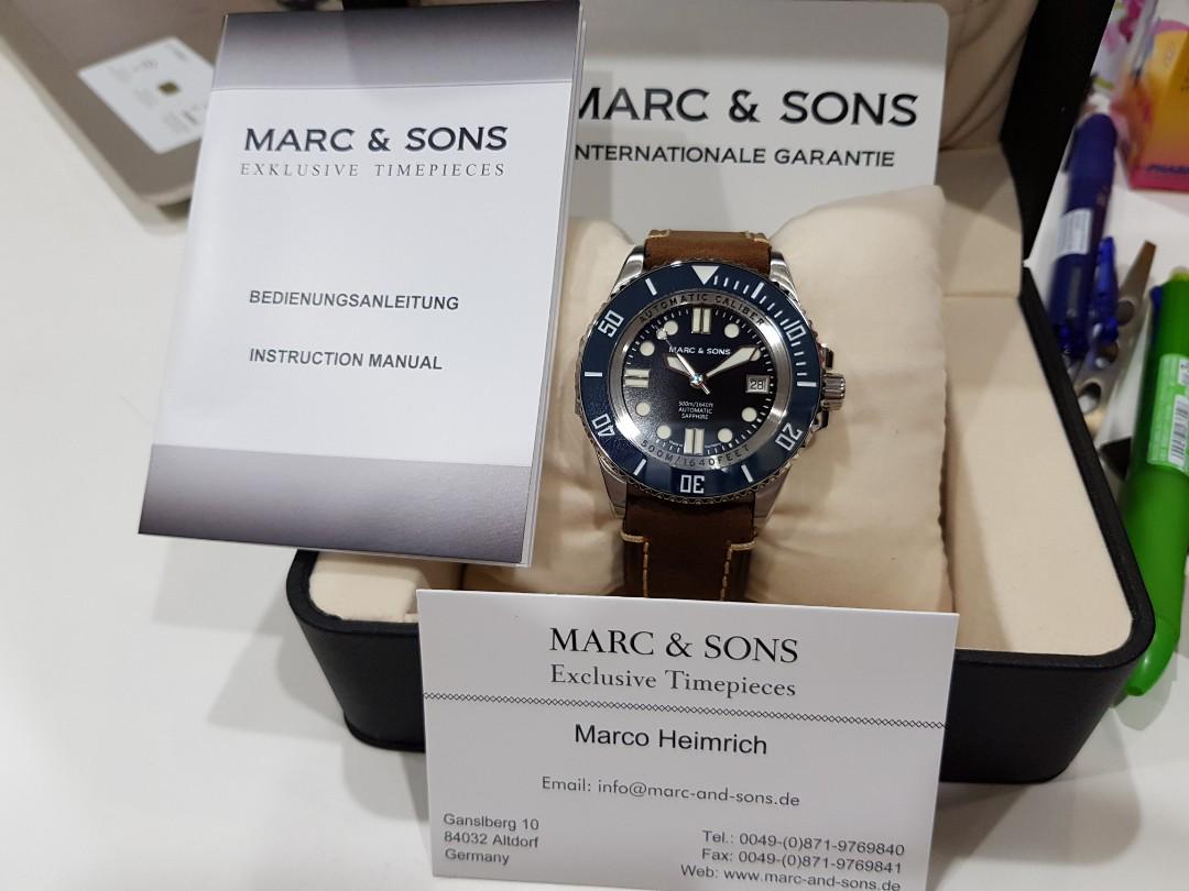 Marc and Sons Professional Diver II Watch, Mobile Phones & Gadgets ...