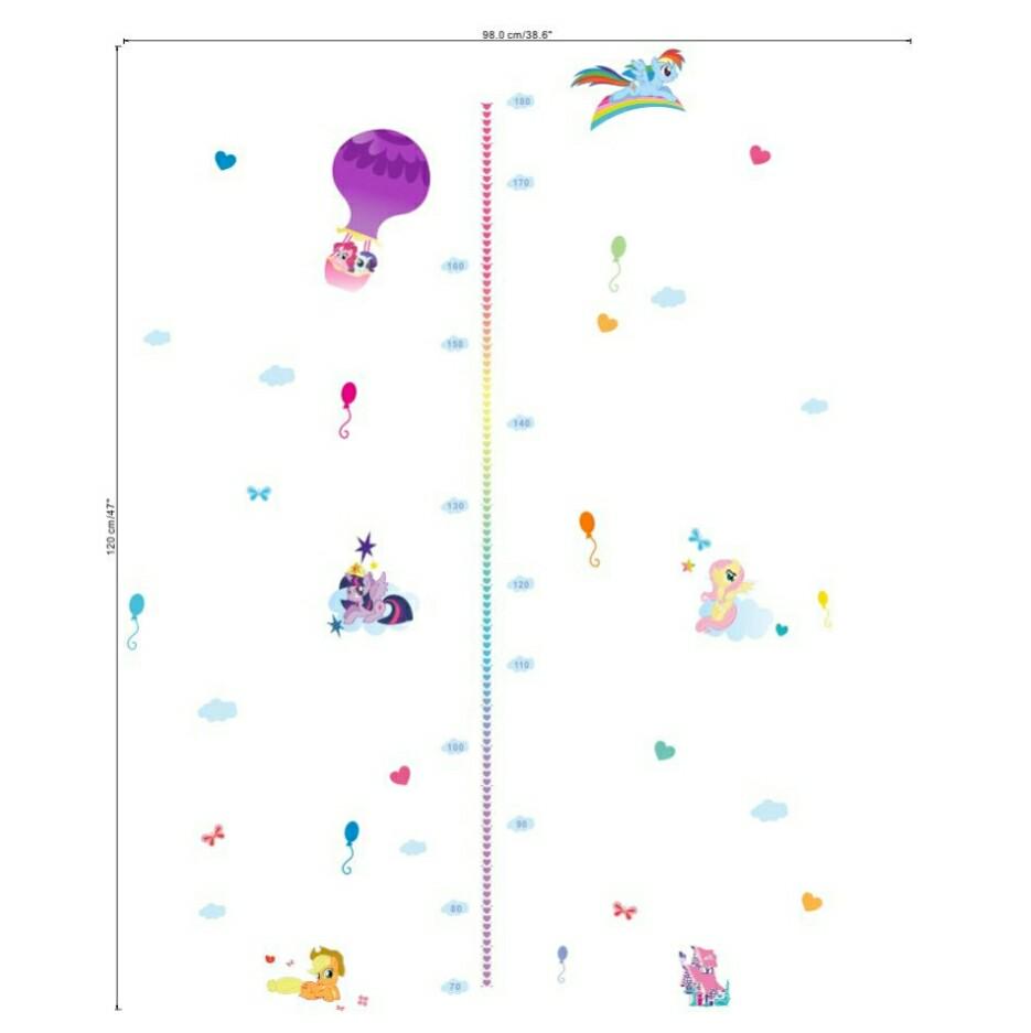 My Little Pony Growth Chart, Hobbies & Toys, Stationery & Craft, Craft ...