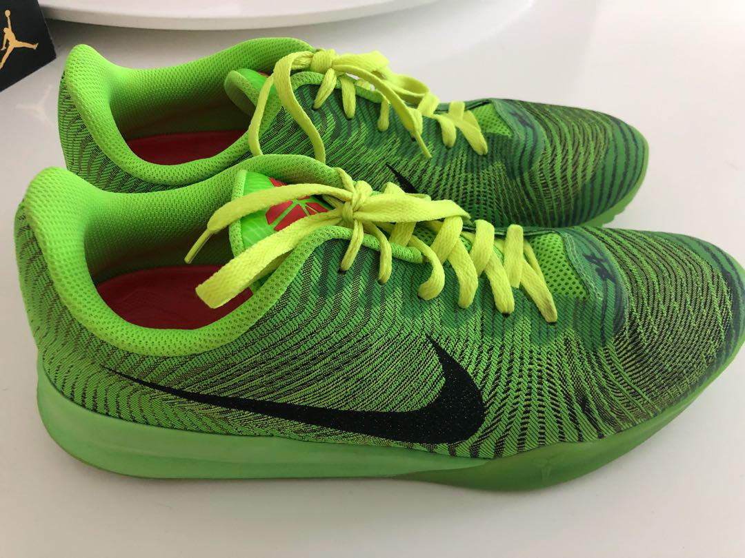 Nike Mamba Mentality 2 Grinch, Men's Fashion, Activewear on Carousell