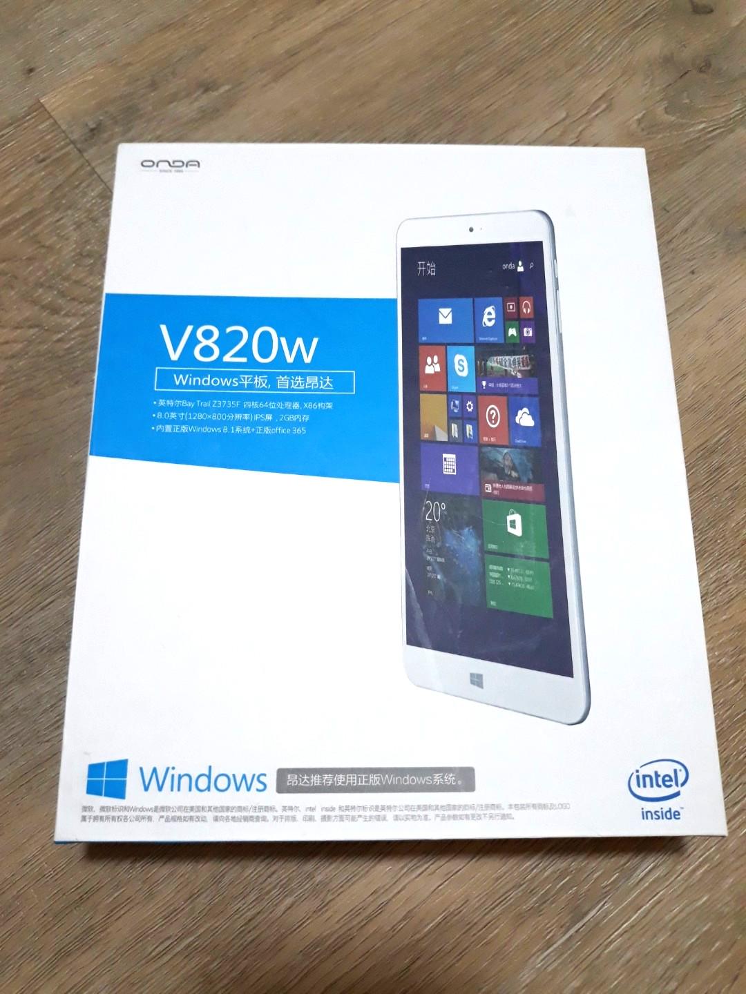 Onda Tablet v820w Windows 8.1, Mobile Phones & Gadgets, Tablets ...