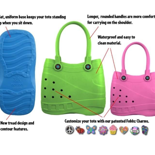 Optari Sol Large Rubber Tote/Bag - Yellow, Women's Fashion, Bags ...