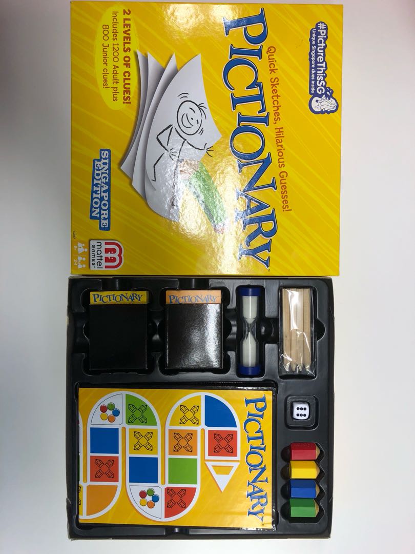Pictionary Singapore Edition, Hobbies & Toys, Toys & Games on Carousell