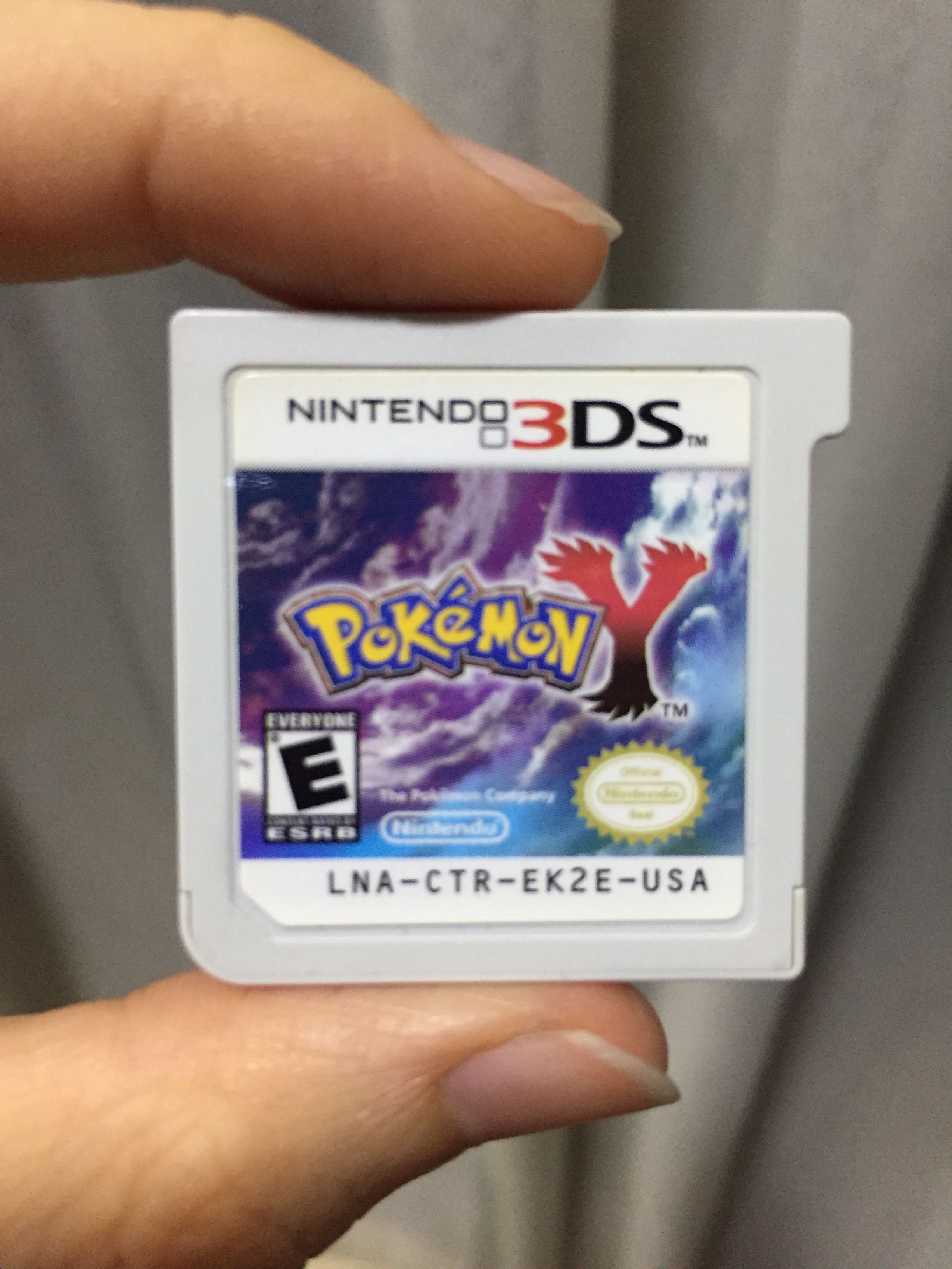 Pokemon Y Authentic (No Box), Video Gaming, Gaming Accessories, In-Game ...