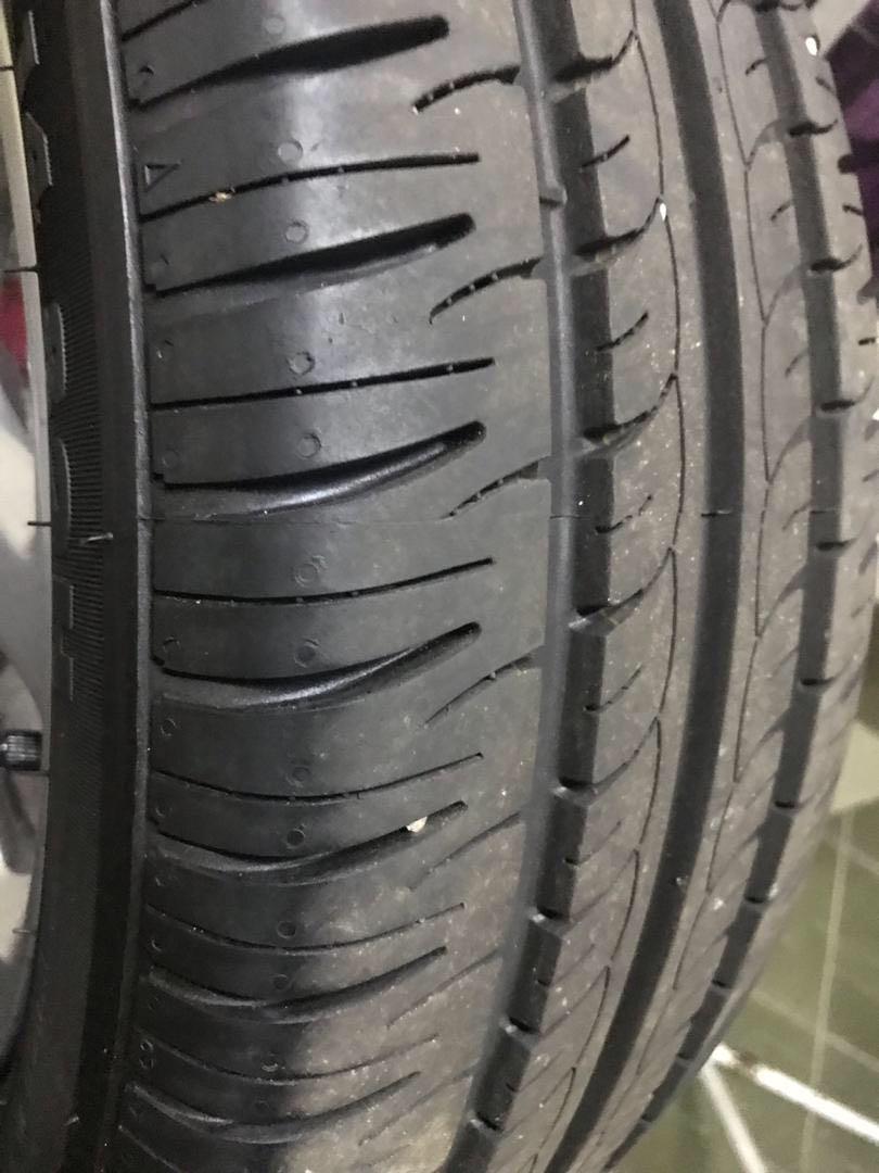 Proton Saga Sport Rim 14" With Tyres 2018, Auto Accessories on Carousell