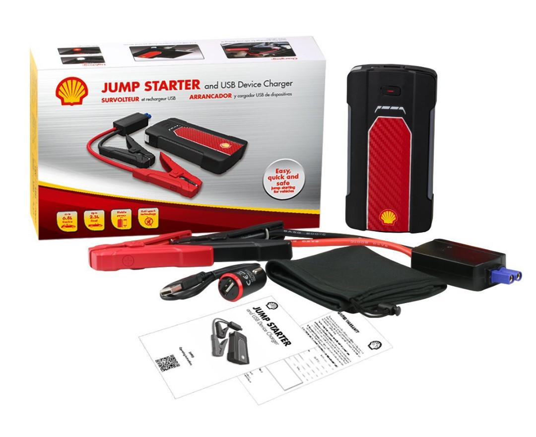 Shell Jump Starter, 汽車配件, 電子配件 - Carousell