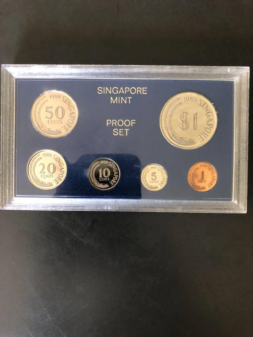 Singapore 1969 Proof Coin Set on Carousell