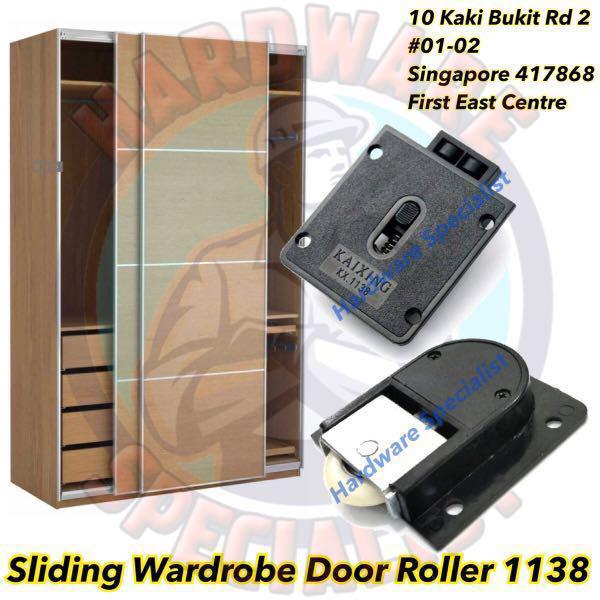Sliding Wardrobe Door Roller 1138, Furniture & Home Living, Furniture ...