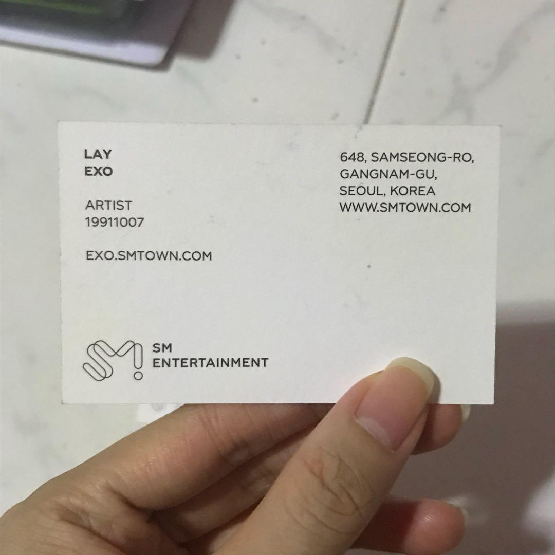 SM Business Cards, Hobbies & Toys, Memorabilia & Collectibles, Fan ...