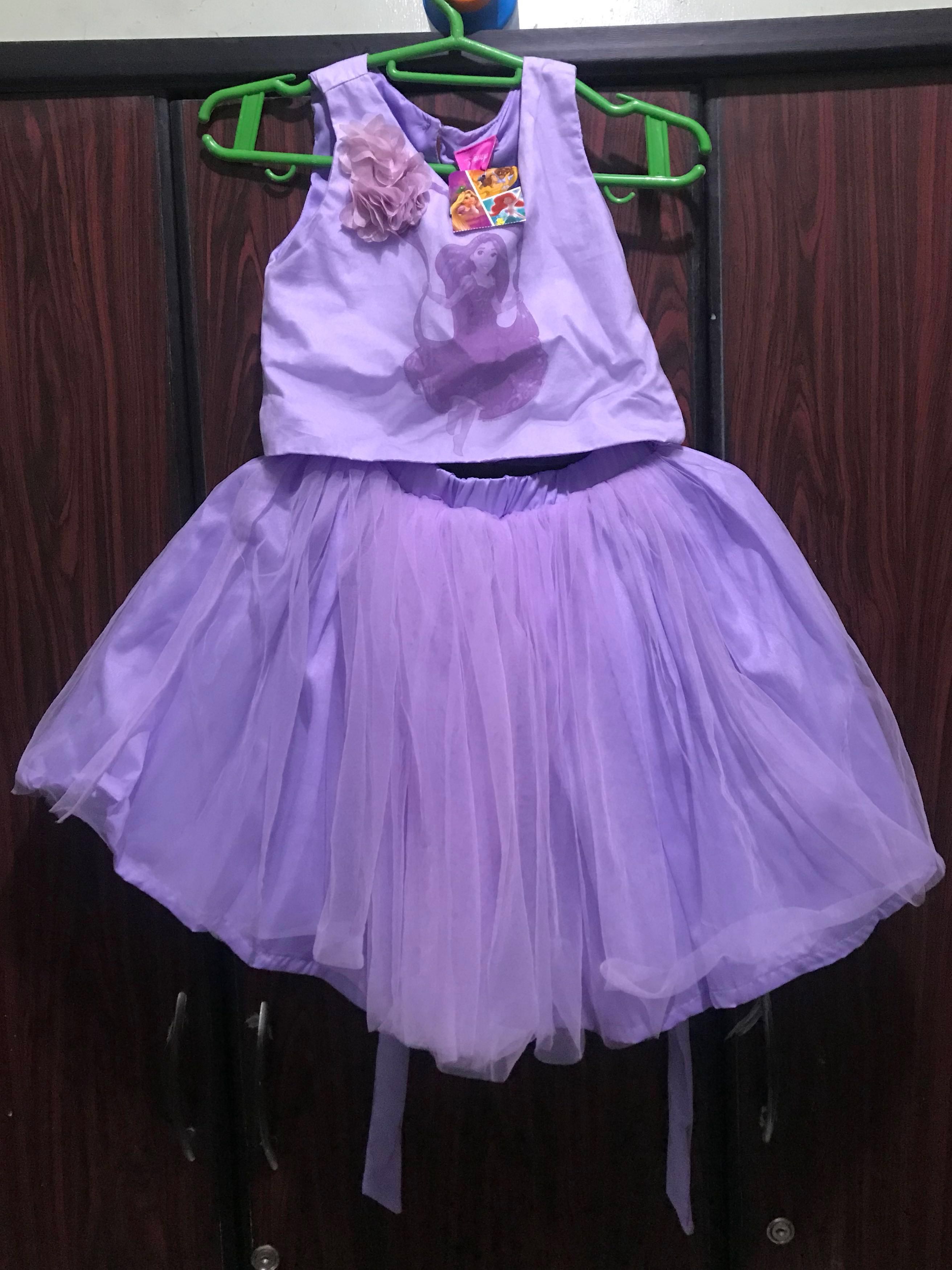 Tangled top and skirt set, Babies & Kids, Babies & Kids Fashion on ...
