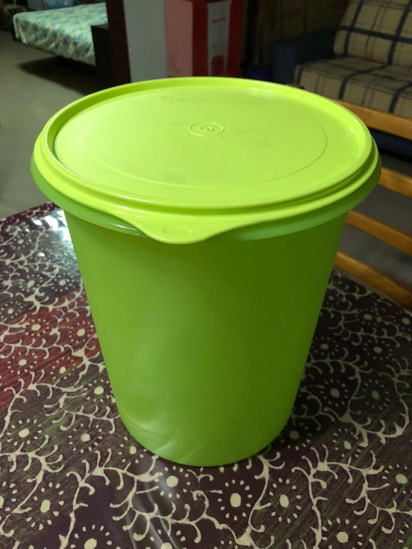 Tupperware 10L Tall Cannister (Airtight), Furniture & Home Living ...