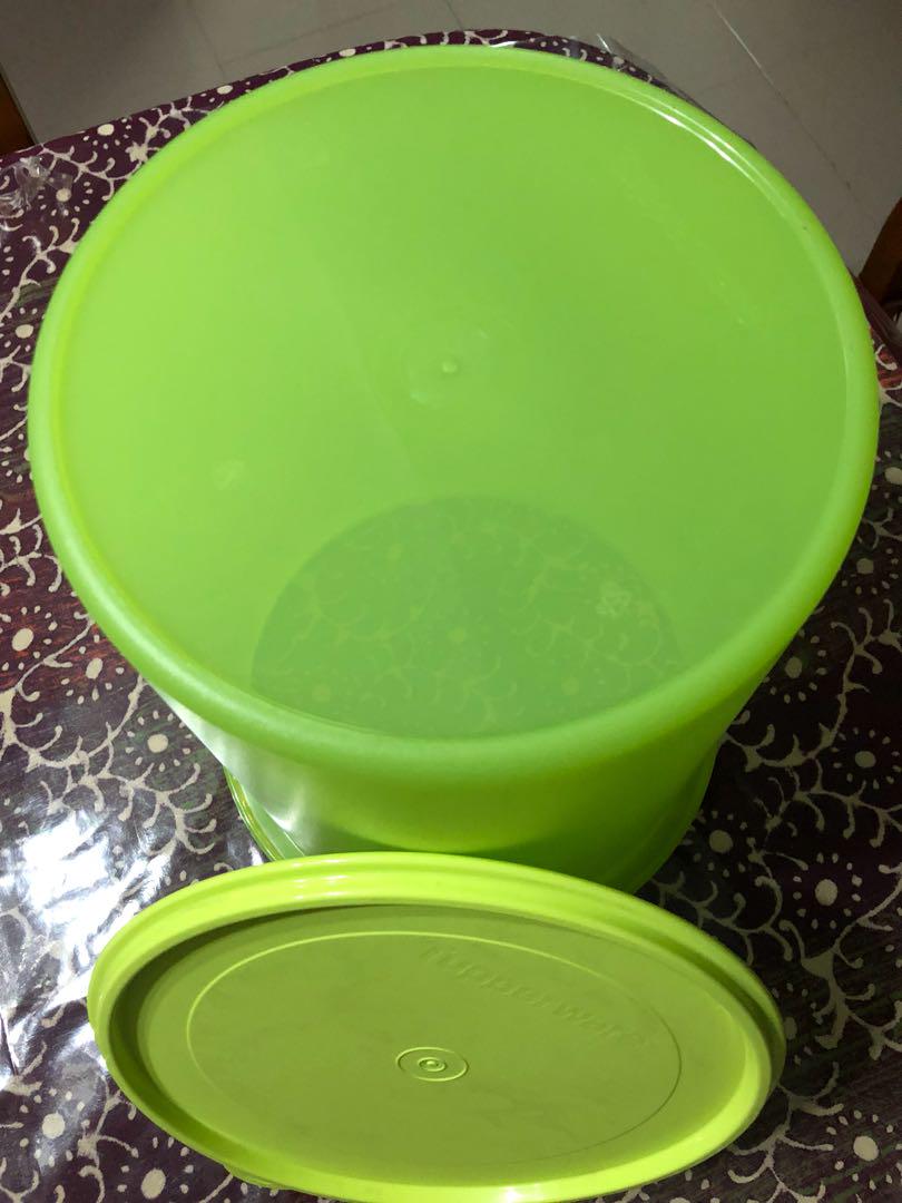Tupperware 10L Tall Cannister (Airtight), Furniture & Home Living ...