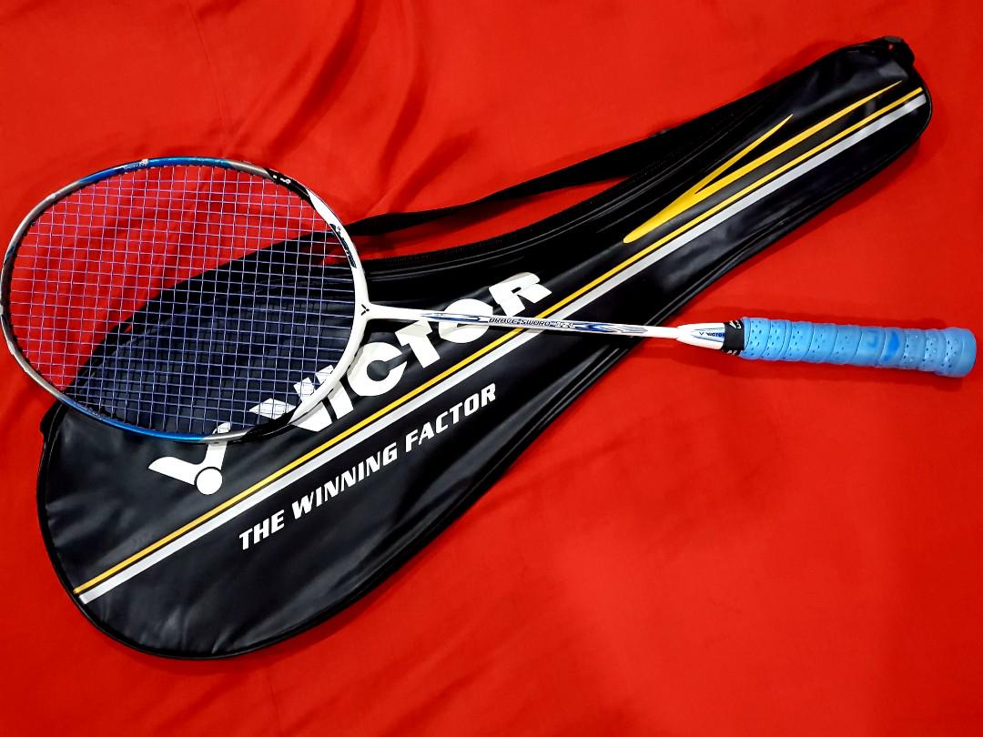 Victor Brave Sword 12L Badminton Racket, Sports Equipment, Other Sports ...