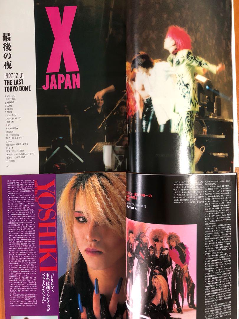 Vintage 90s X japan magazine & forever hide, Hobbies & Toys, Books ...