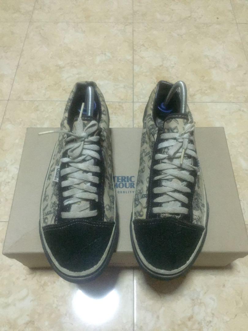 Vintage Vans Shoes Old Skool Low Pirate Skulls Made In Usa 80s Rare Deadstock Mens Fashion