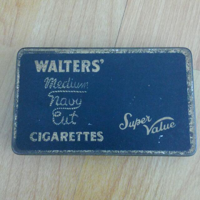Walters' Tobacco Co. Ltd London 30 Medium Navy Cut Cigarettes Tin ...