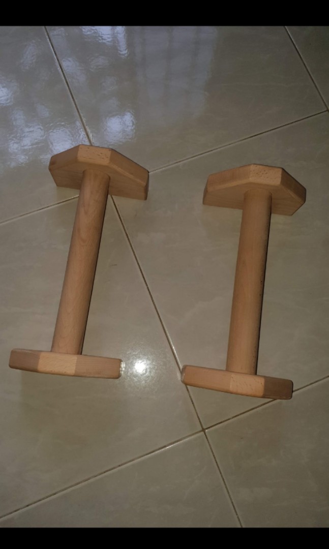 Wooden Parallets, Sports Equipment, Exercise & Fitness, Weights ...