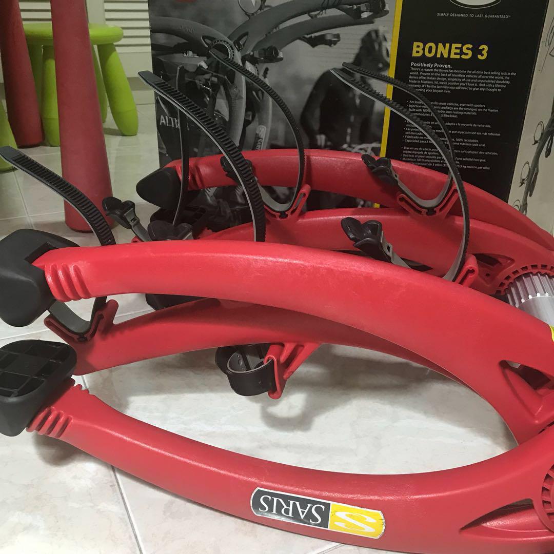 3 bicycle carrier / rack Saris Bones with box and manual, Car ...