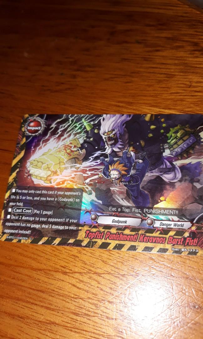 Buddyfight, godpunk, ancient world, triple rare,pfoil, Hobbies & Toys ...